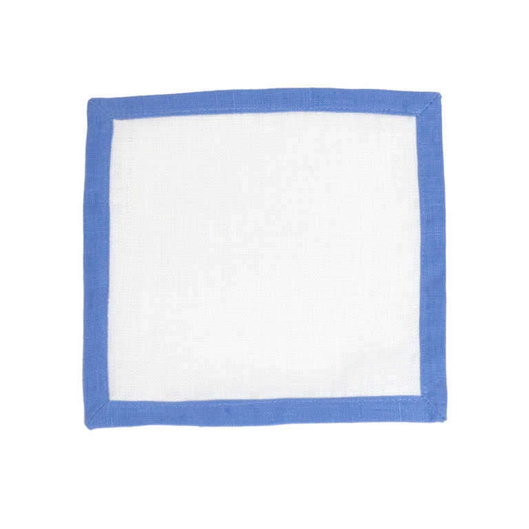 Narrow Border Cocktail Napkin - Lip Service Napkins