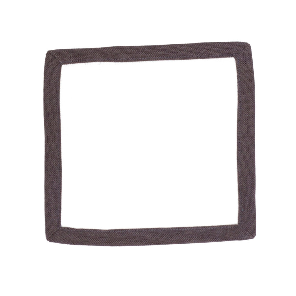 Narrow Border Cocktail Napkin - Lip Service Napkins